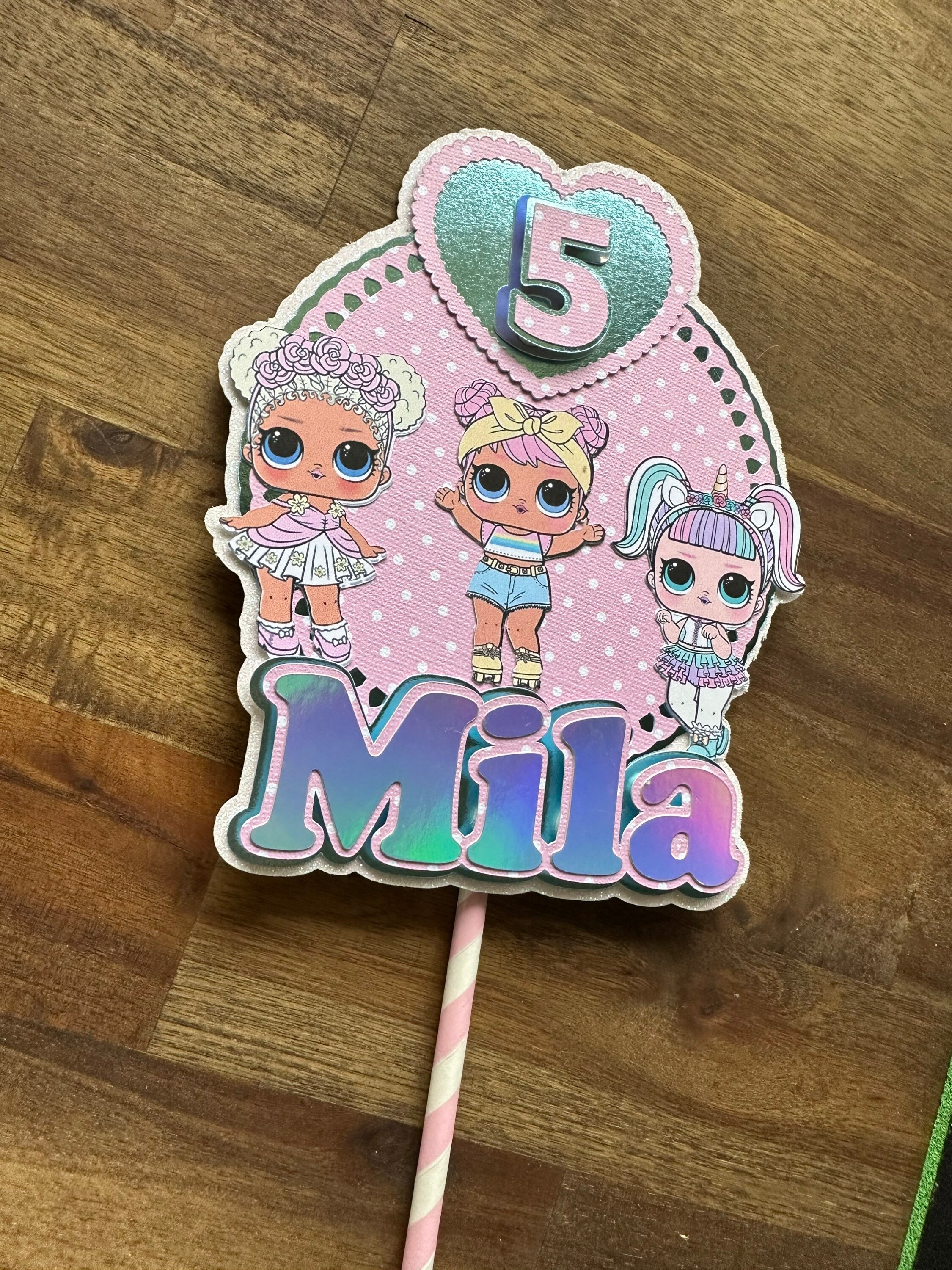 LOL Theme Cake Topper LOL Theme Birthday LOL Theme Cake - Etsy Australia