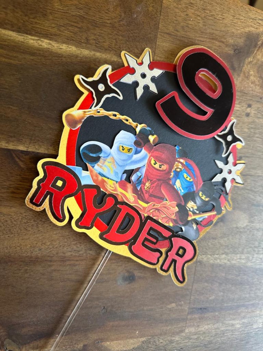 Ninjago Cake Topper Ninjago Birthday Ninjago Cake Boy & - Etsy