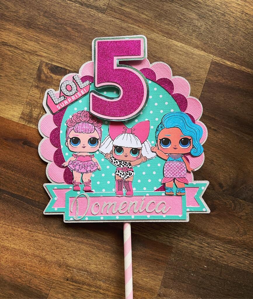 LOL Theme Cake Topper LOL Theme Birthday LOL Theme Cake - Etsy Australia