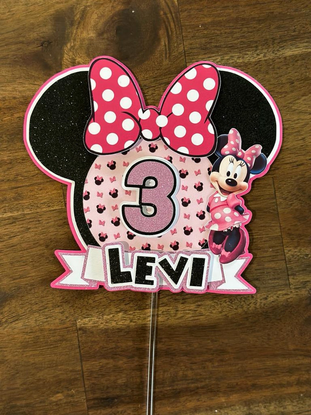 Minnie Mouse Disney Theme Cake Topper Minnie Mouse Disney Theme ...