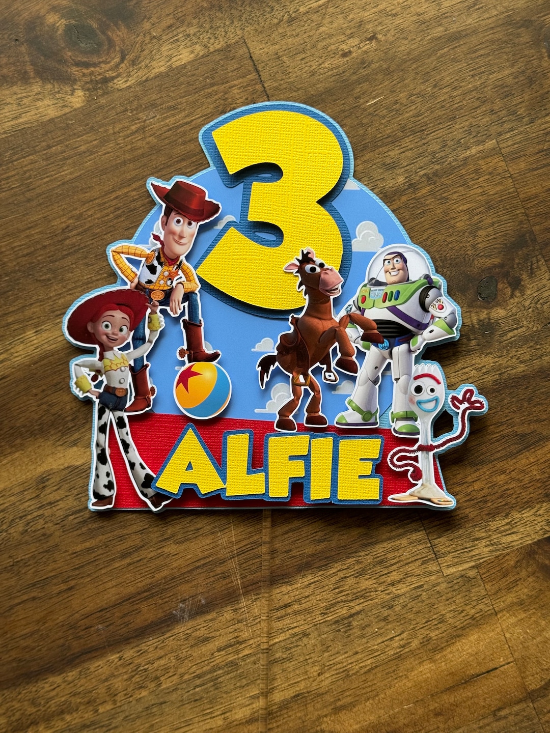 Toy Story Theme Cake Topper - Toy Story Birthday - Toy Story Cake - Boy ...