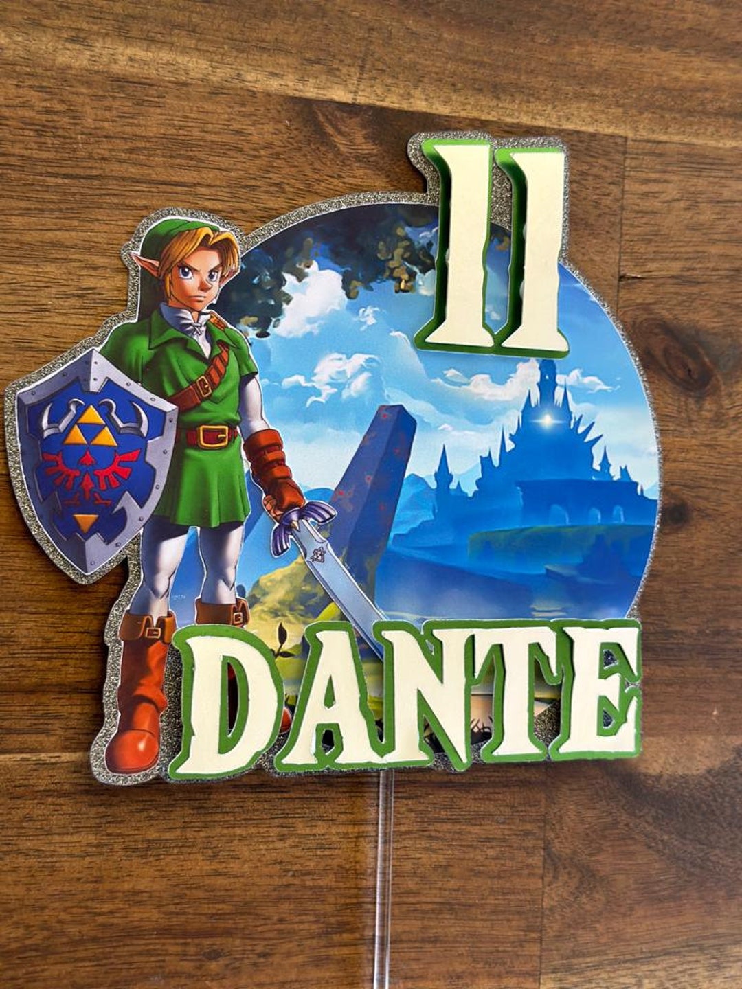 Zelda Link Cake Topper Zelda Link Birthday Zelda Link Cake Boy & Girl ...