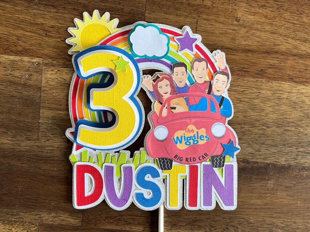 Wiggles Cake Topper - Wiggles Birthday - Wiggles Cake - Boy & Girl ...