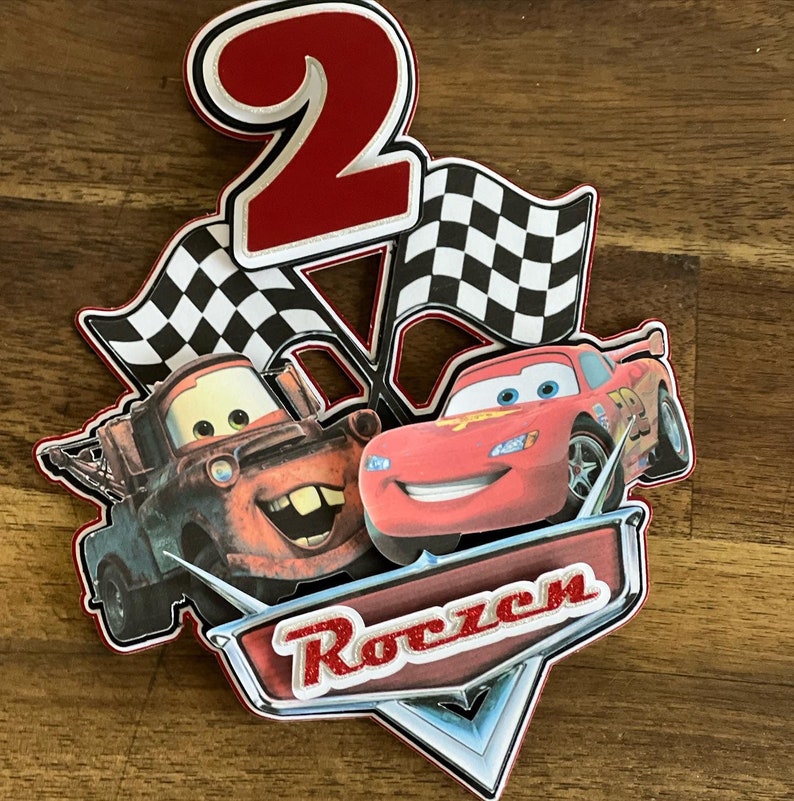 Cars Cake Topper - Cars Birthday - Cars Cake - Boy & Girl Birthday ...