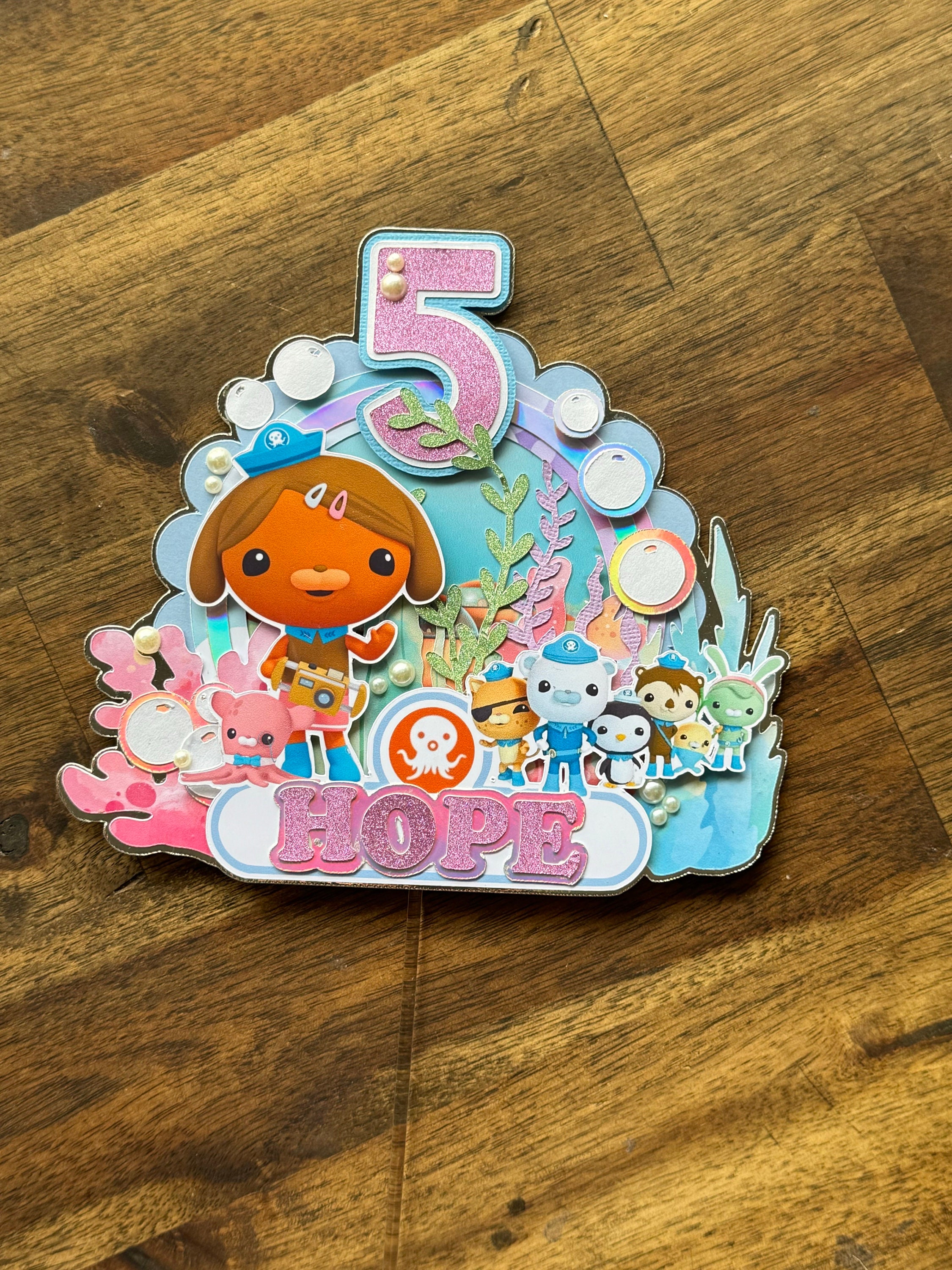 Octonauts Theme Cake Topper Octonauts Theme Birthday Octonauts Cake Boy ...