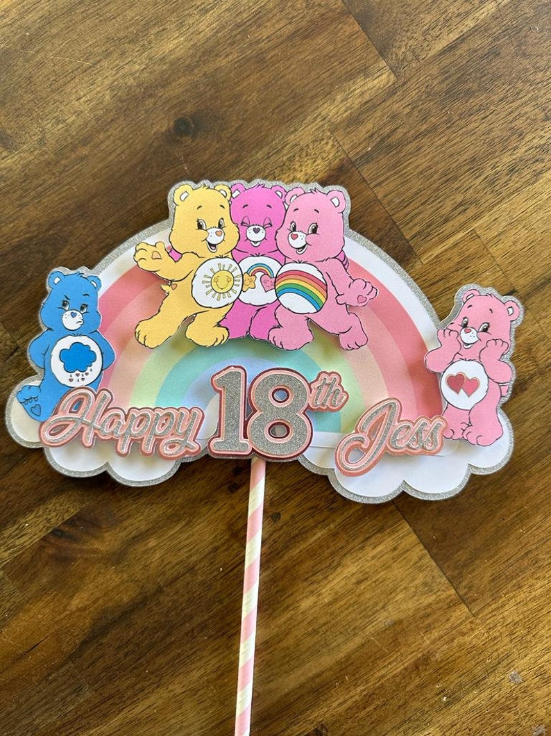 Care Bears Cake Topper Care Bears Birthday Care Bears Cake - Etsy Australia