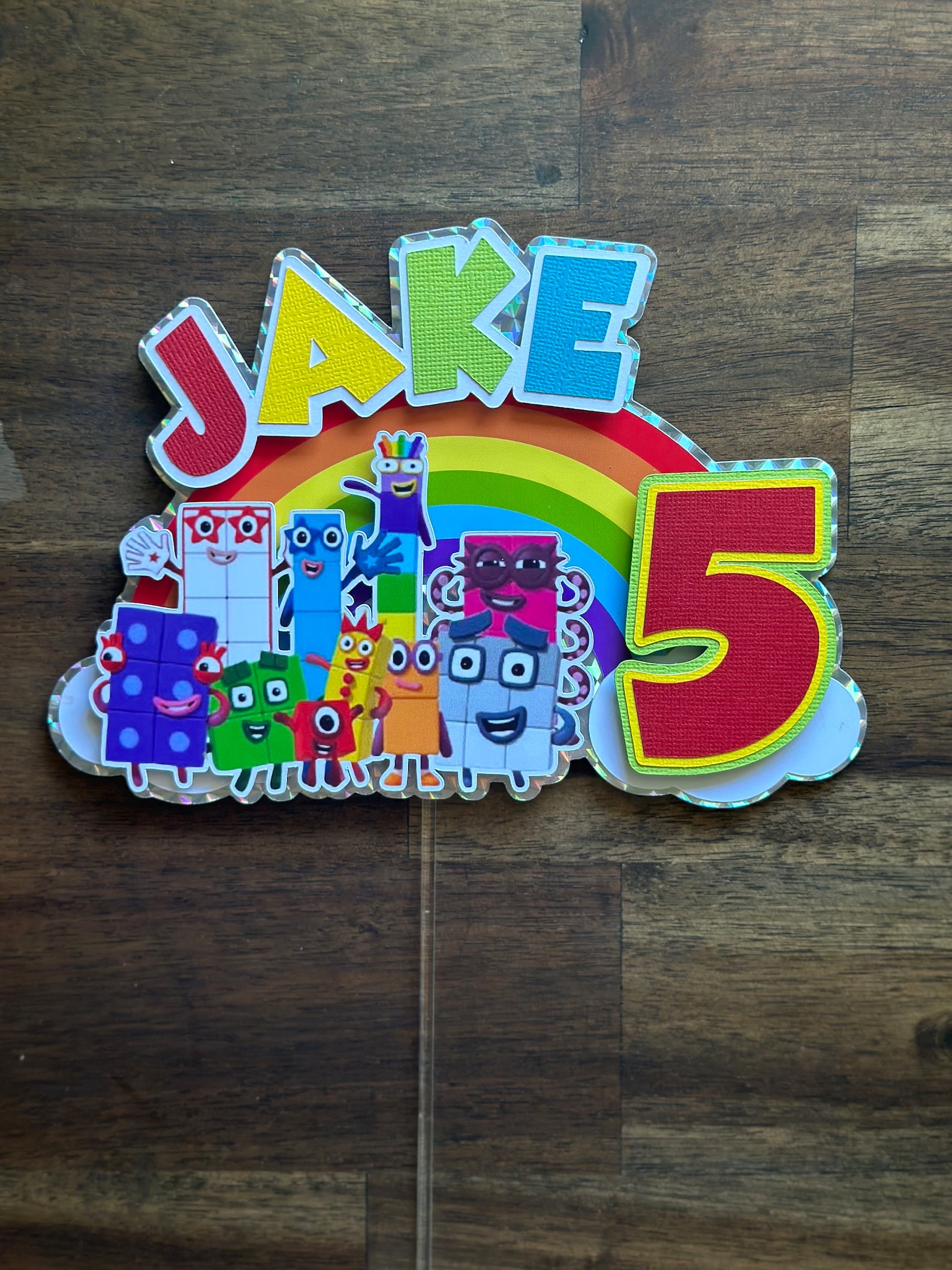 Numberblocks Cake Topper - Numberblocks Birthday - Numberblocks Cake ...