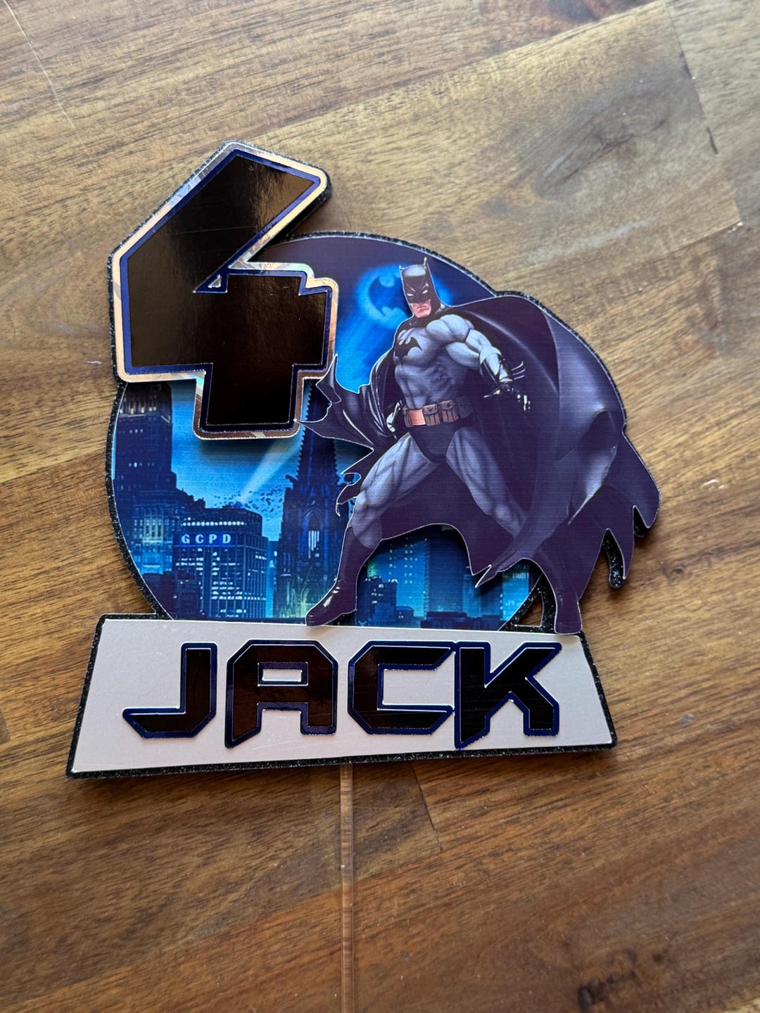 BATMAN Theme Cake Topper - BATMAN Birthday - BATMAN Cake - Boy & Girl ...