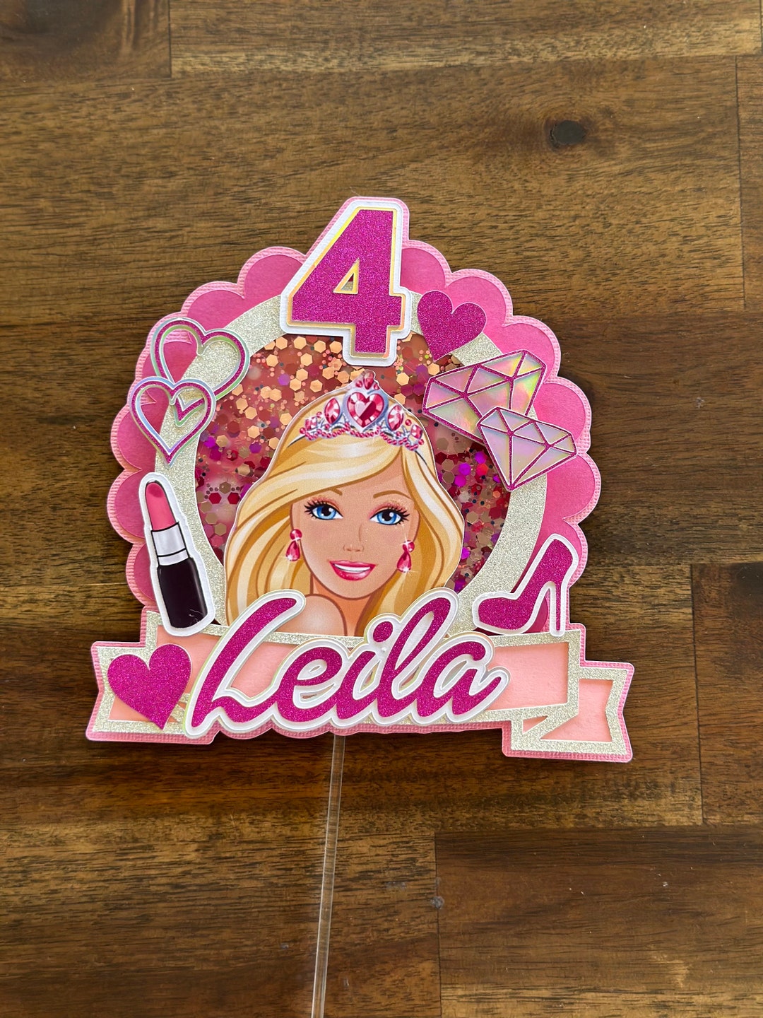 Barbie Cake Topper - Barbie Birthday - Barbie Cake - Boy & Girl ...