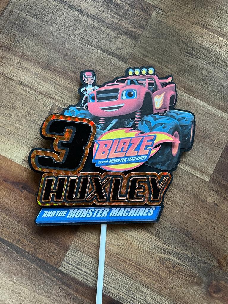 Blaze and the Monster Machines Cake Topper - Blaze and the Monster ...