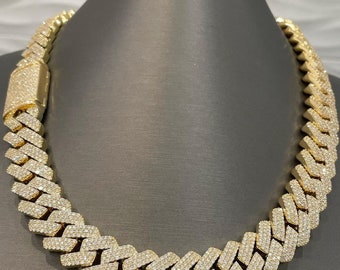 Silver Monaco Chain - Etsy