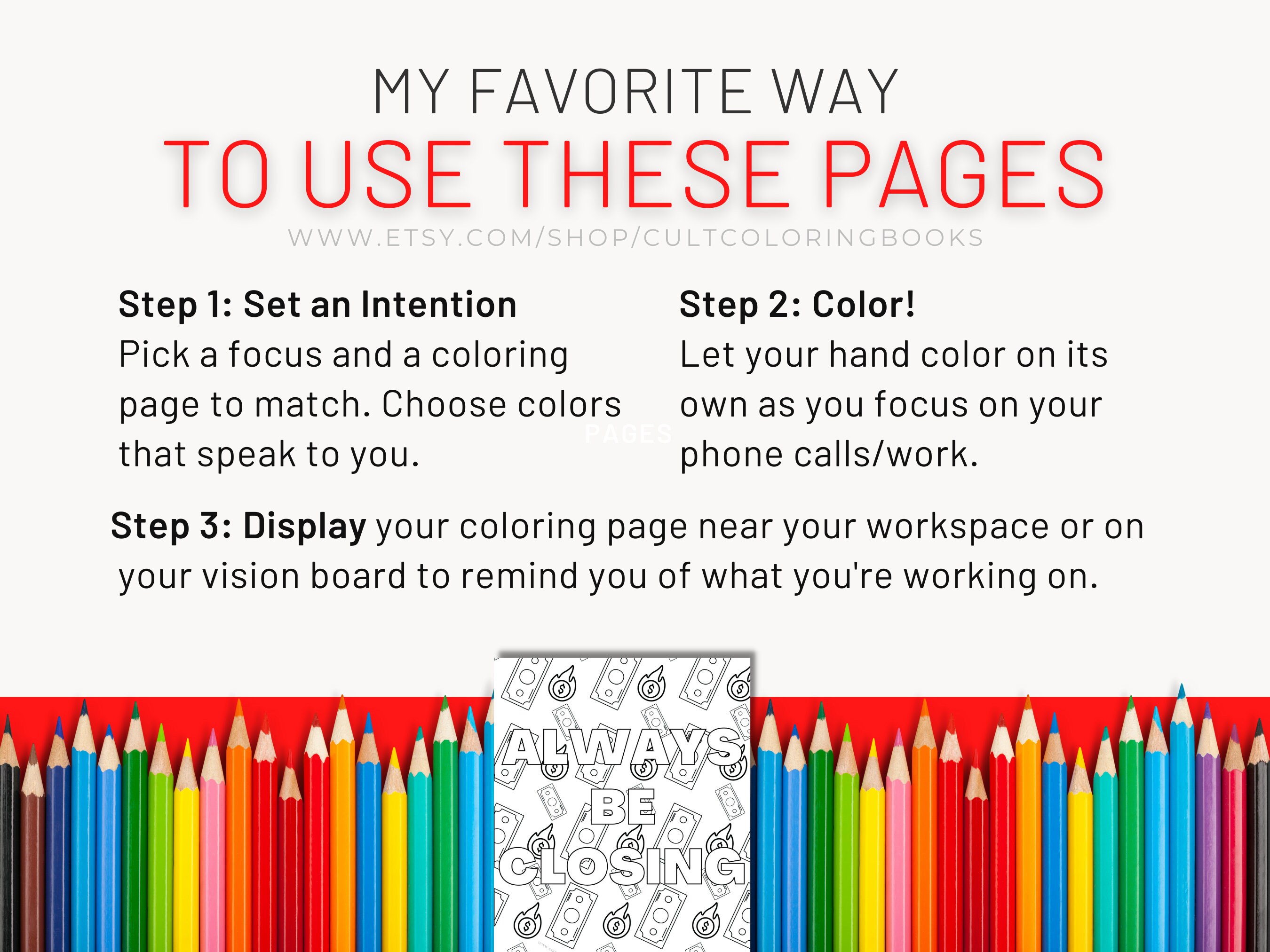 Coloring is for Closers: Printable Adult Coloring Pages Sales - Etsy
