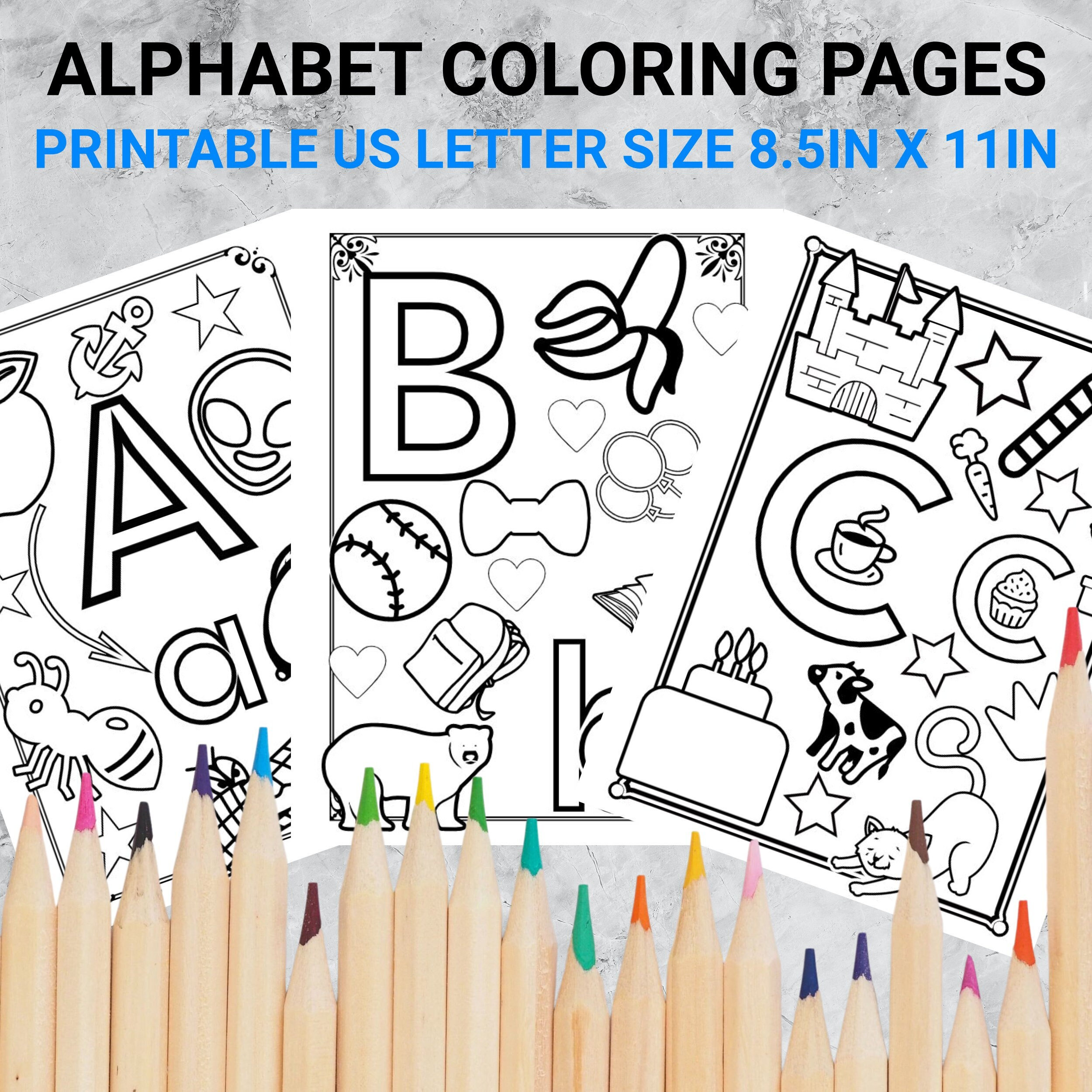 Free Abcs Coloring Pages