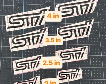 Sti Brake Decal - Etsy