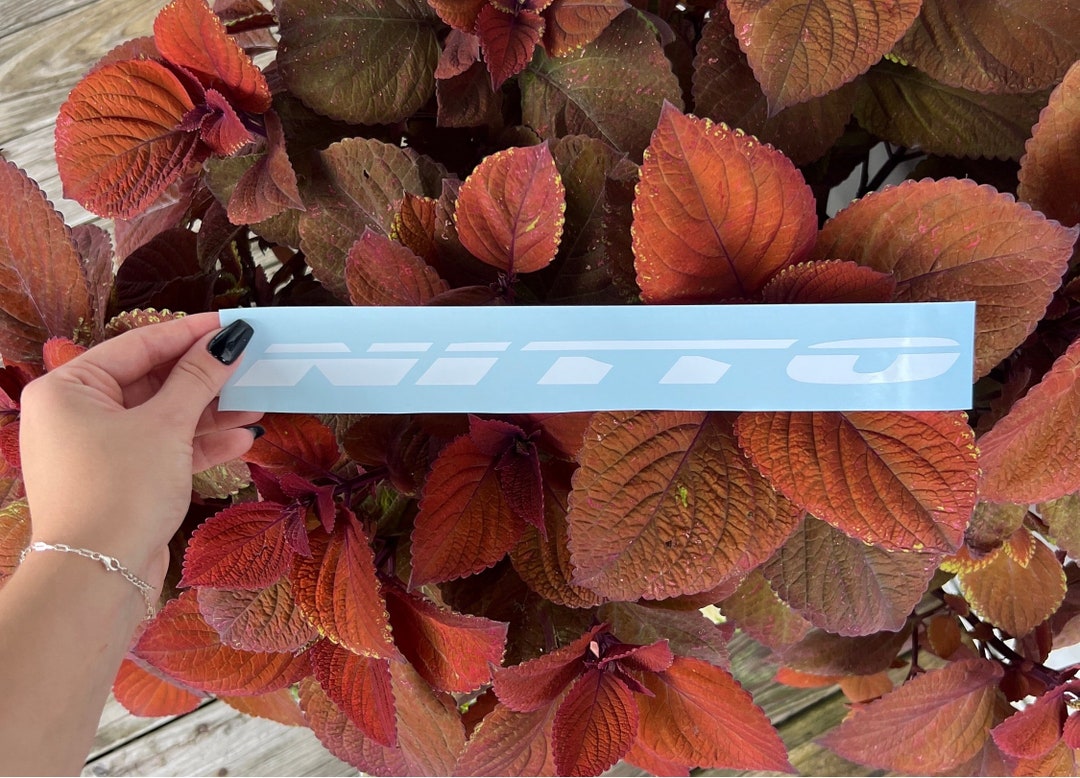 Nitto Tire Logo Vinyl Decal Nitto Sticker - Etsy