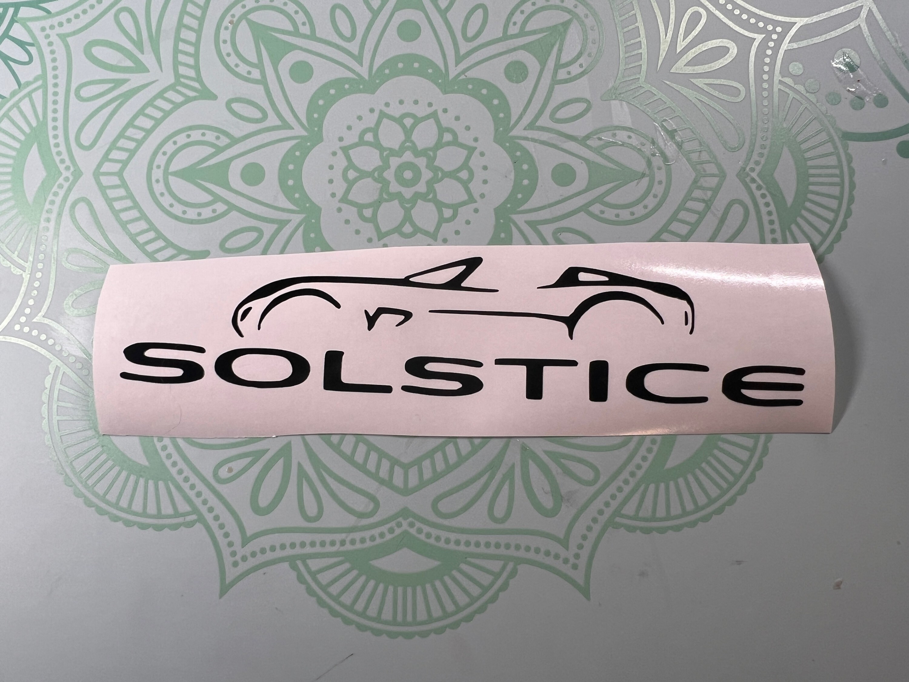 Pontiac Solstice Logo Vinyl Sticker - Etsy