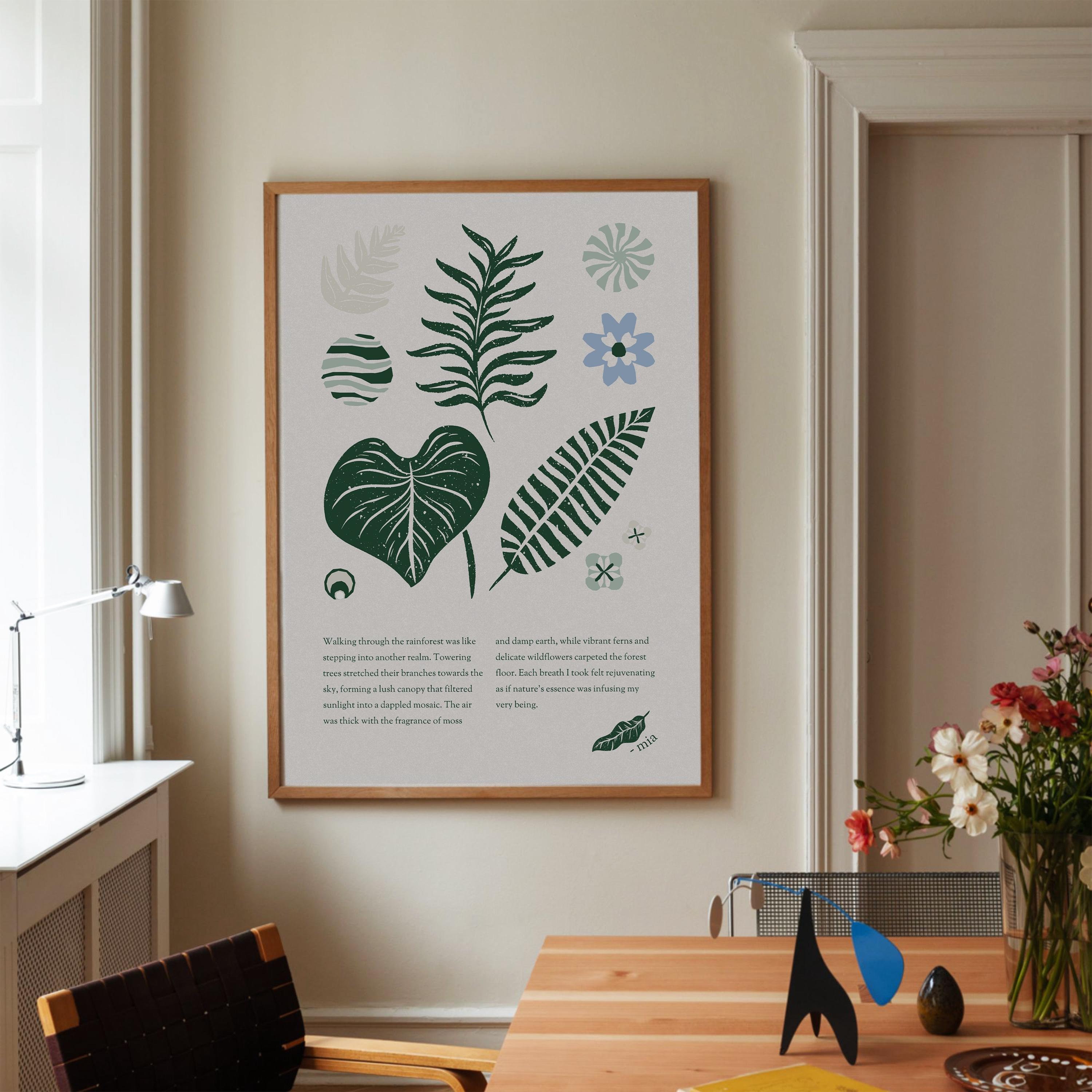 Custom Poem Print, Poetry Poster Custom, Sentimental Wall Decor ...