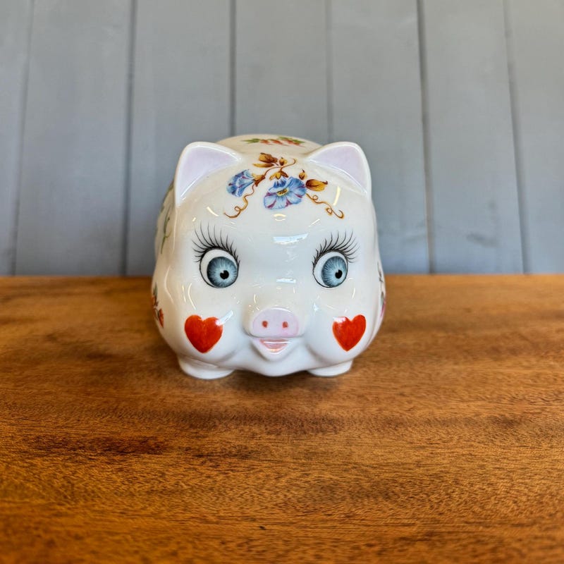 Vintage Piggy Bank - Etsy