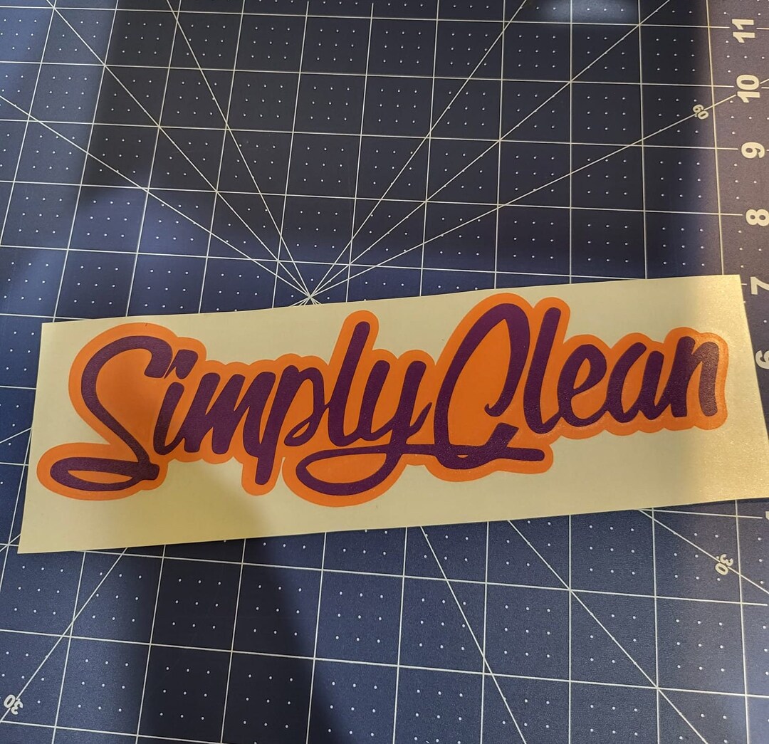 Simply Clean Decal - Etsy