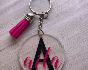 Personalized Name Keychain - Etsy
