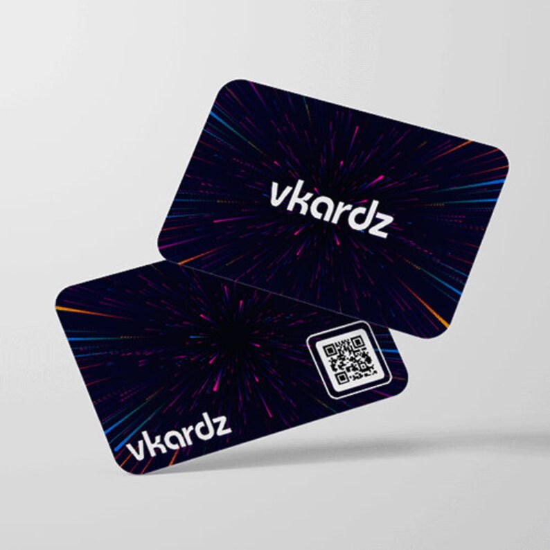 Vkardz - NFC Card & Smart Digital Contactless Business Card - Etsy