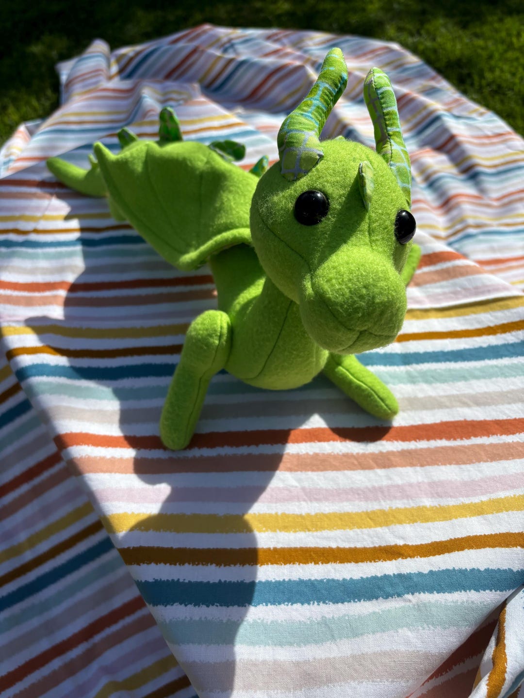 Green Dragon Stuffed Animal, Dragon Plushie, Fantasy Stuffed Animal - Etsy