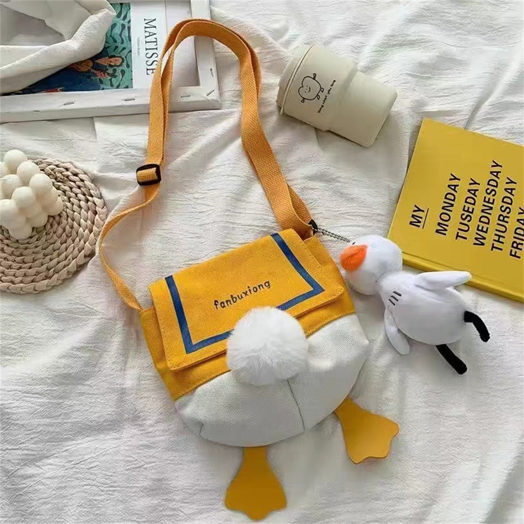 New Cute Super Cute Donald Duck Bag Cartoon Canvas Bag Children's ...