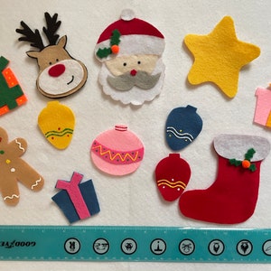Christmas Felt Board Story, Toddler Toys, Flannel Board Pieces, ECE ...