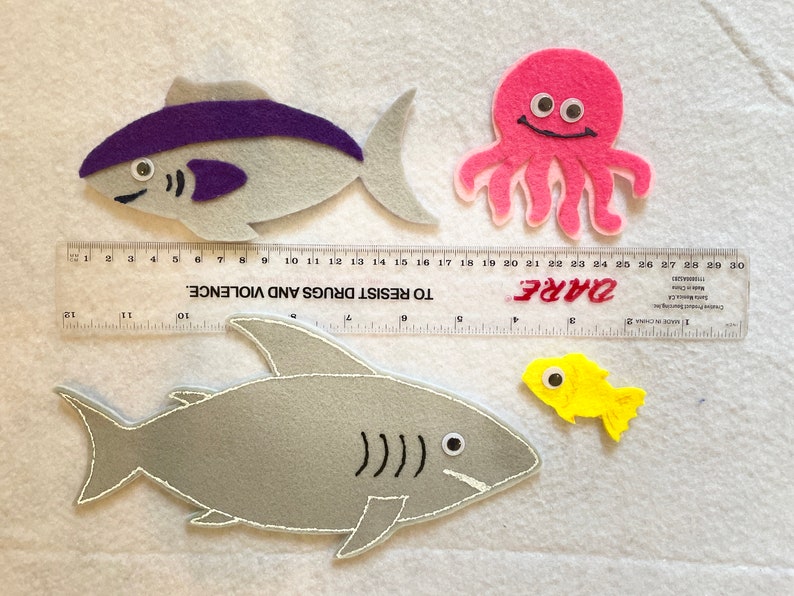 Slippery Fish Felt Board Story, Circle Time Activity, Toddler Teaching ...