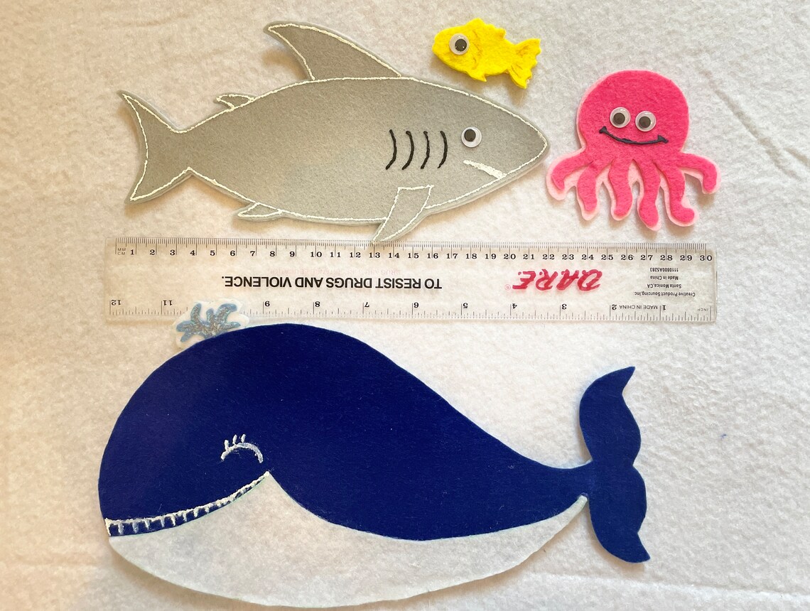 Slippery Fish Felt Board Story, Circle Time Activity, Toddler Teaching ...