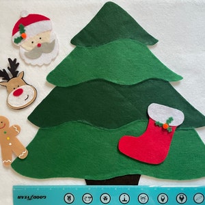 Christmas Felt Board Story, Toddler Toys, Flannel Board Pieces, ECE ...
