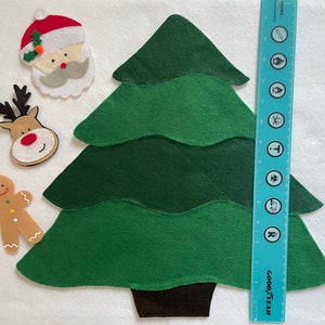 Christmas Felt Board Story, Toddler Toys, Flannel Board Pieces, ECE ...