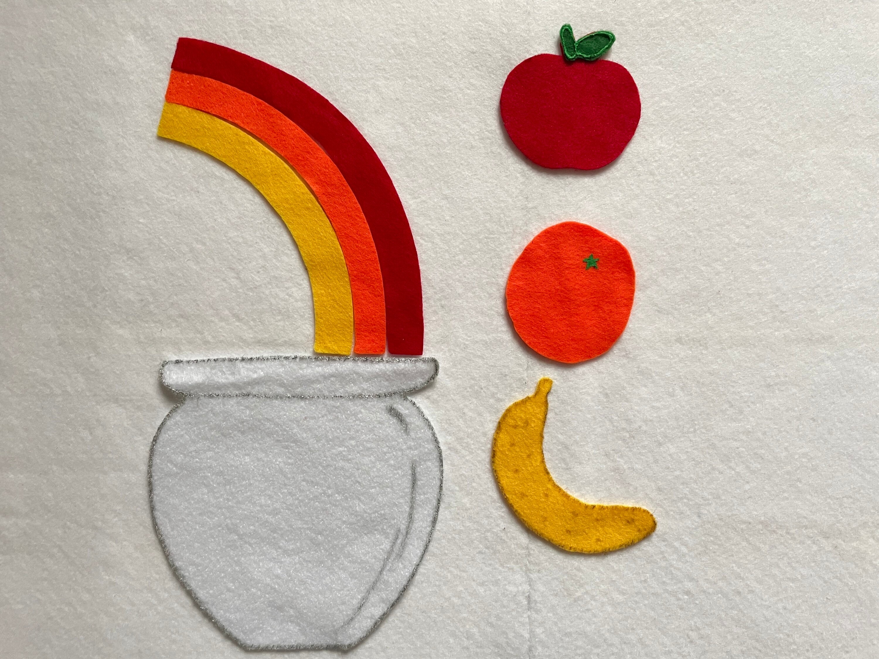 Felt Board Story Set for Rainbow Stew Story Gift for Children Home ...