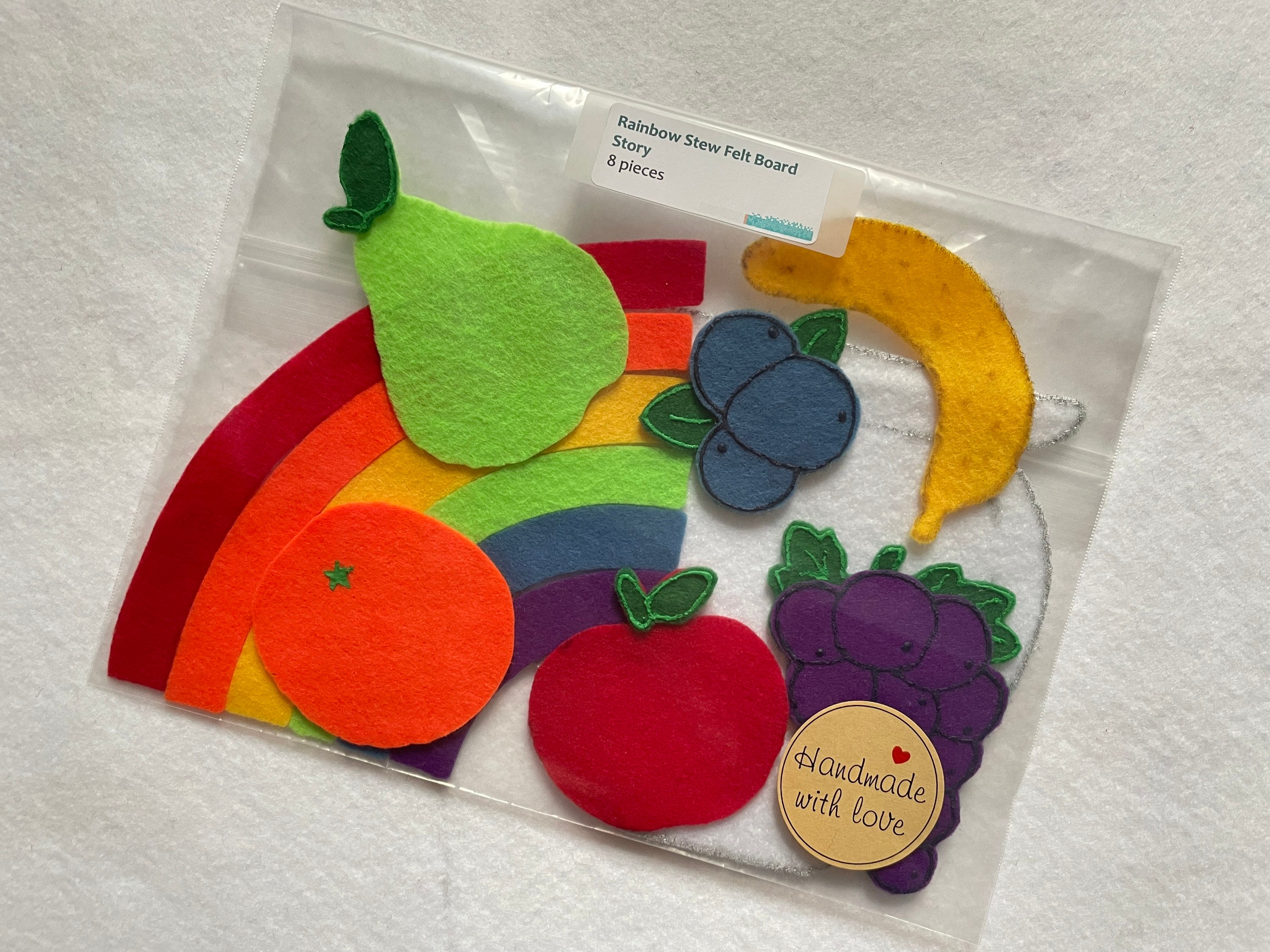 Felt Board Story Set for Rainbow Stew Story Gift for Children Home ...