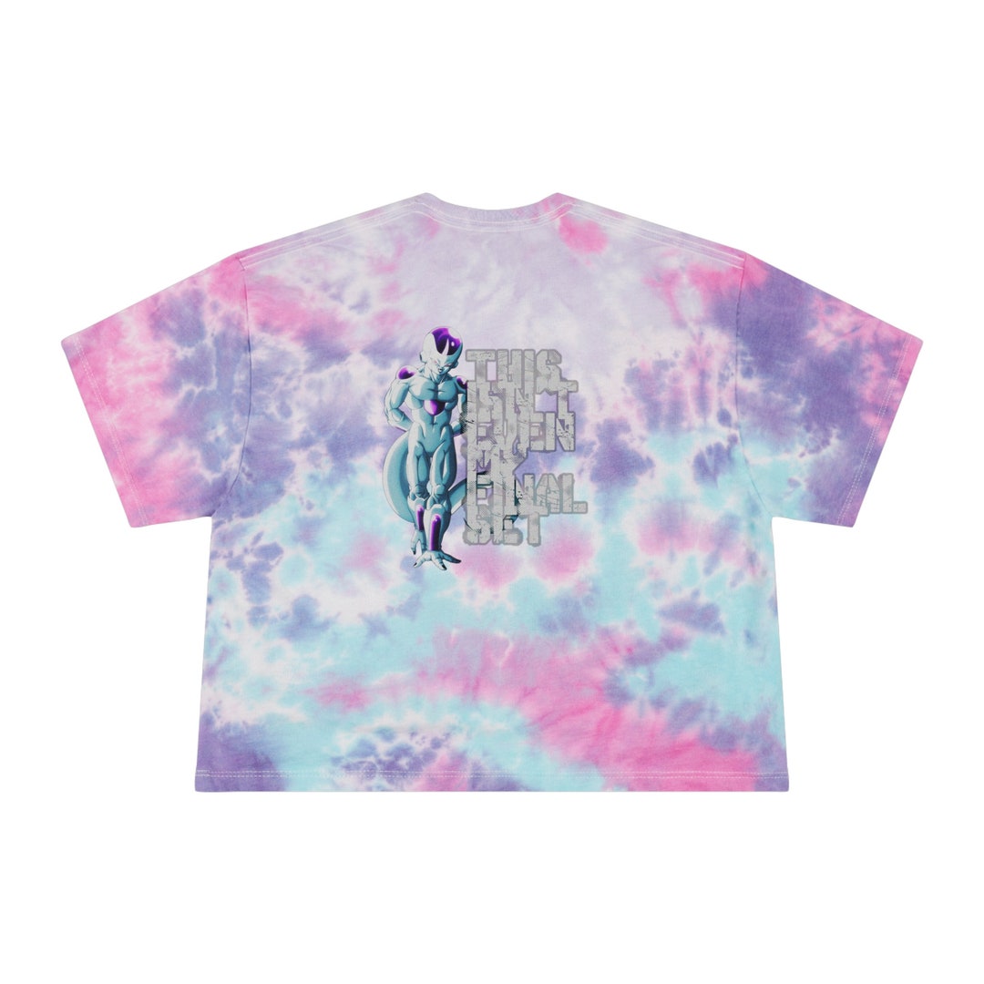 Dragon Ball Z Inspired Final Form Women's Tie-dye Crop Gym Tee - Etsy