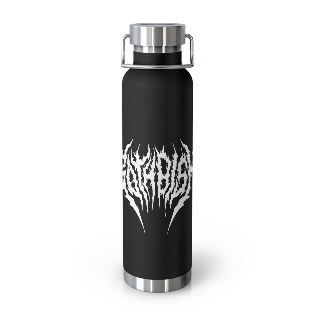 Goth Bish Deathcore Logo Metal Lifestyle Copper Vacuum Insulated Bottle ...