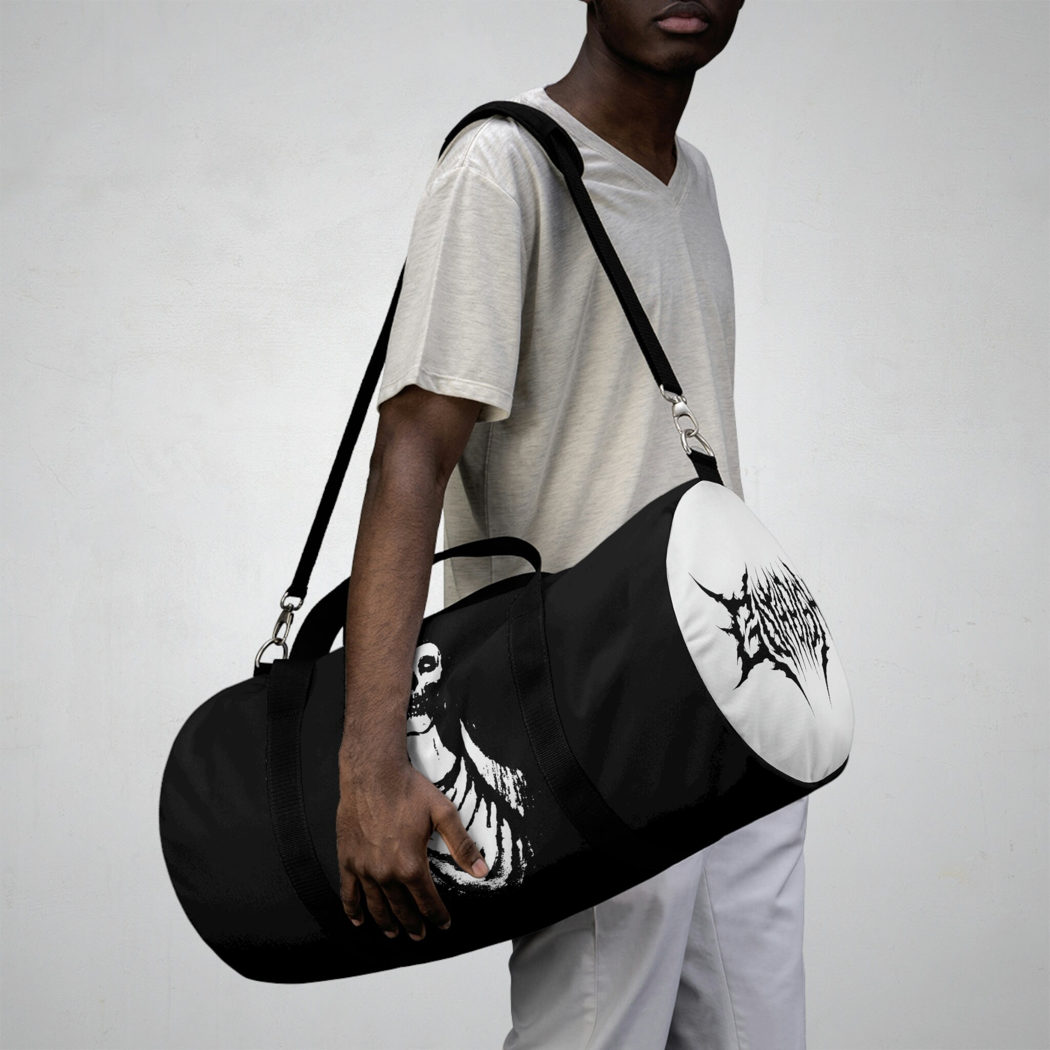 Goth Bish Deathcore Logo Metal Emo Gym Lifestyle Duffel Bag - Etsy