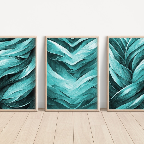 Aqua Wall Art - Etsy