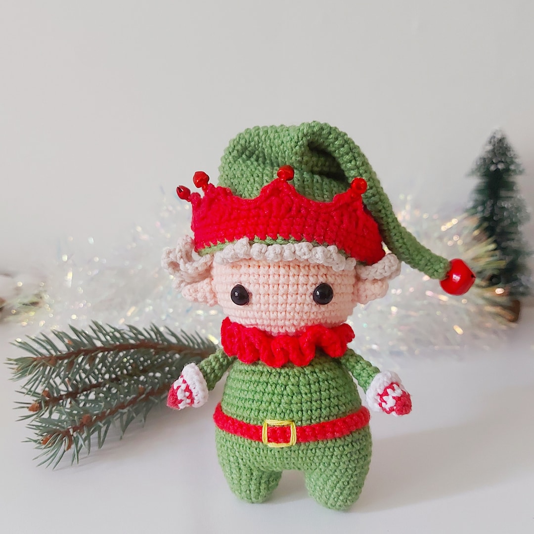 Christmas Elf Crochet Pattern - Christmas Amigurumi Doll - Christmas ...