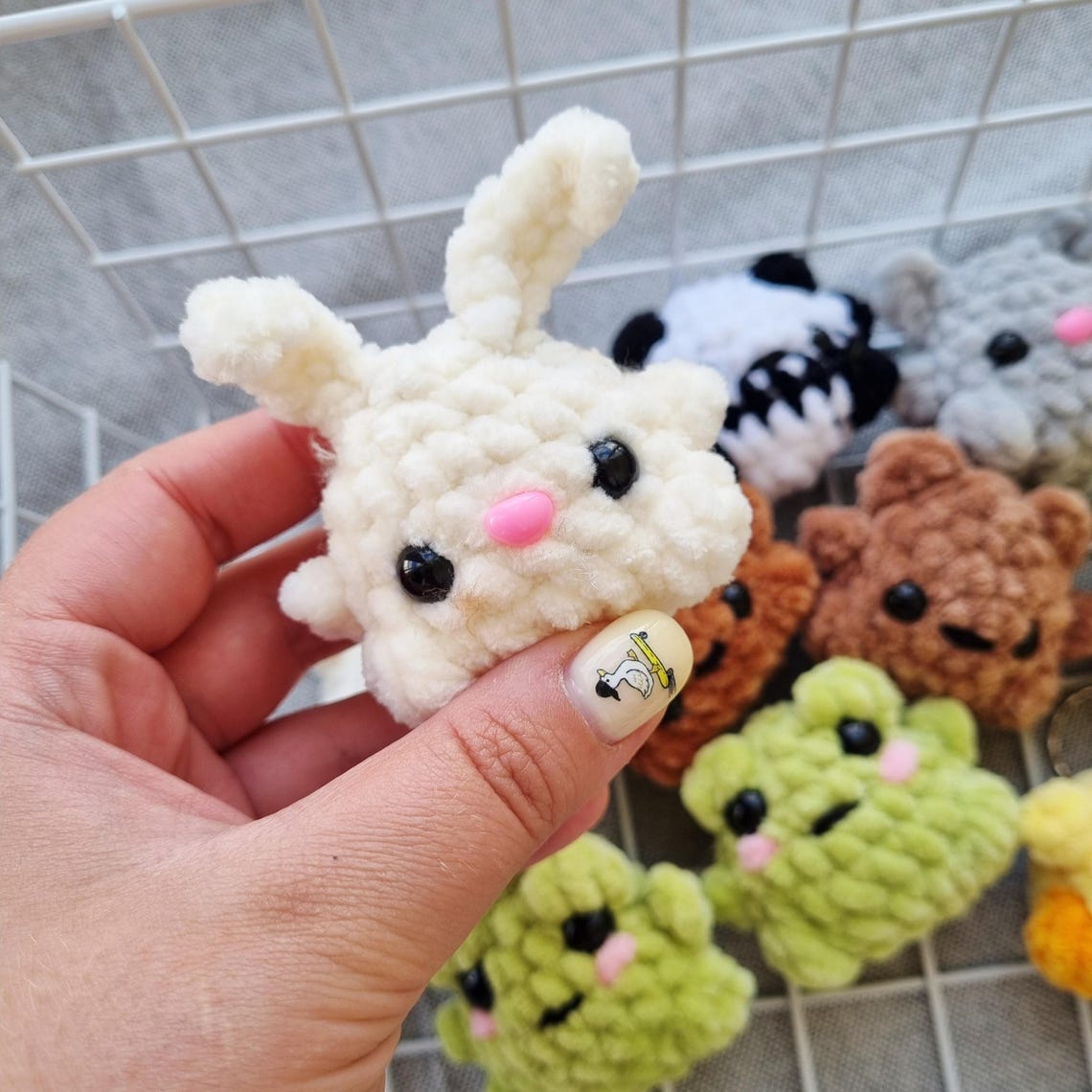 Amigurumi Animal Crochet Pattern: Bear, Panda, Duck, Frog, Bunny (PDF ...