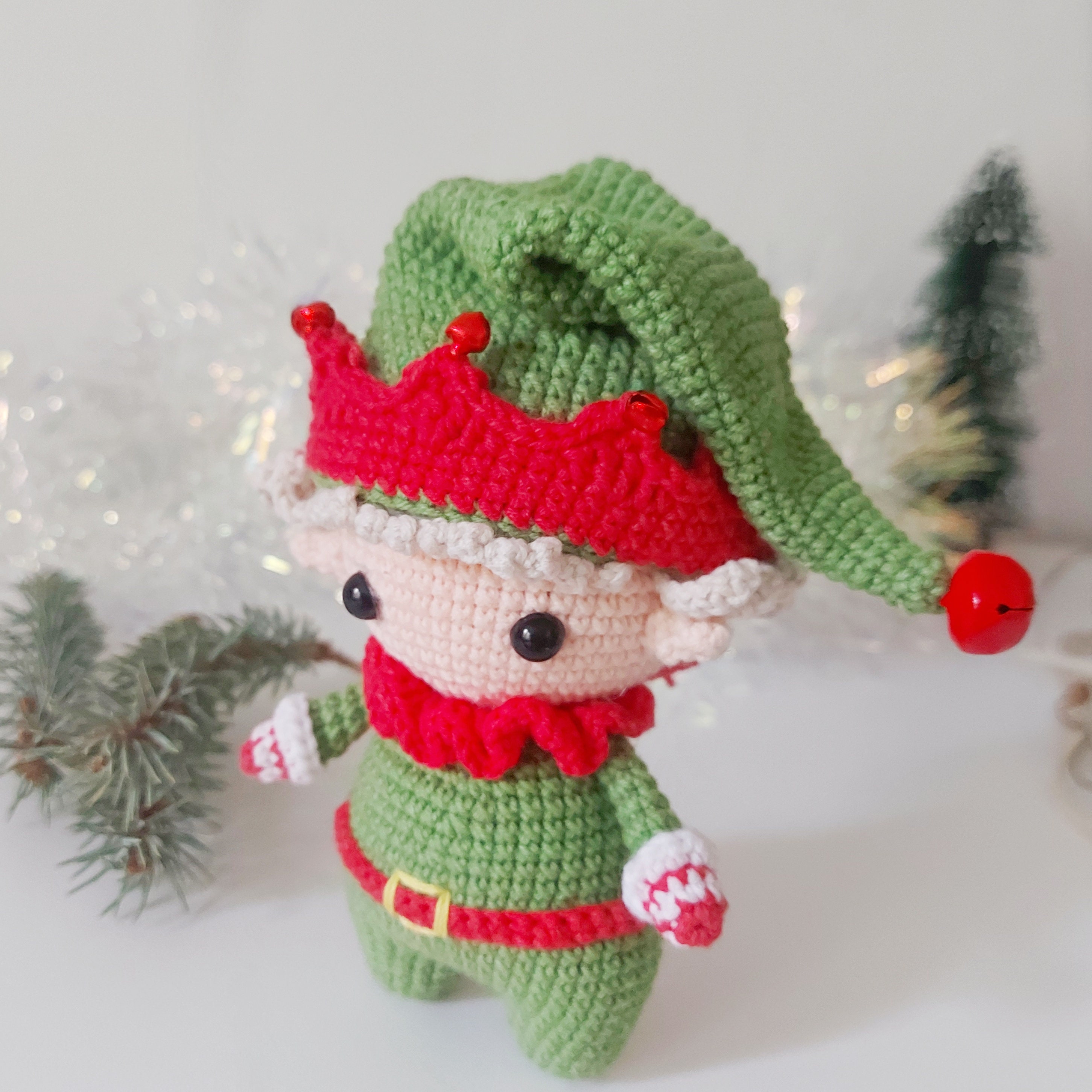 Christmas Elf Crochet Pattern Christmas Amigurumi Doll - Etsy