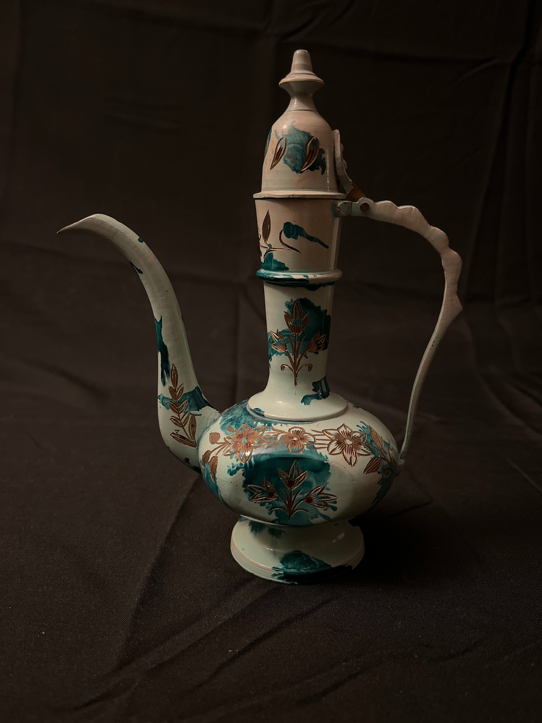 Antique Brass Turkish Coffee Pot - Etsy