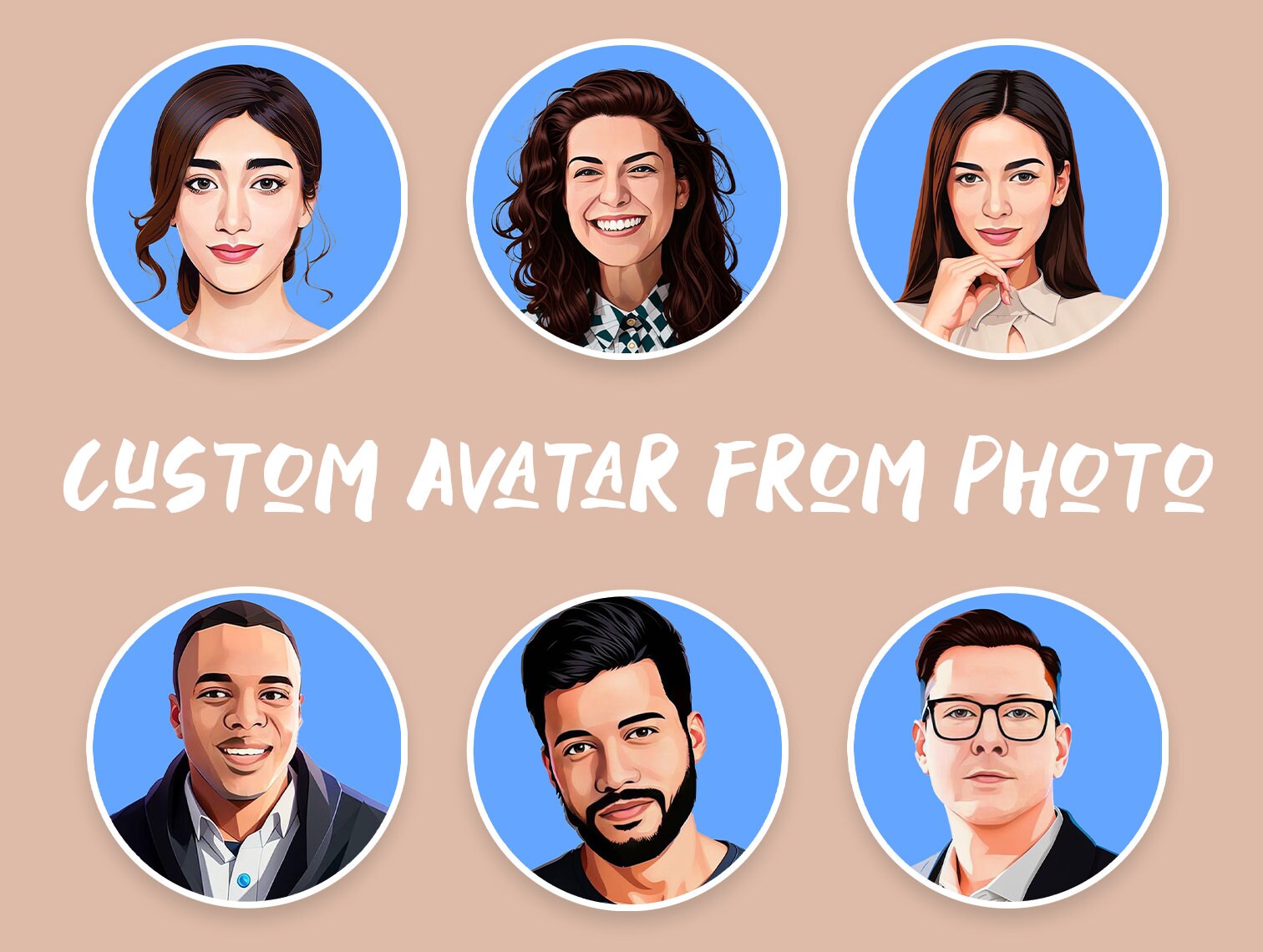 Illustration Profile Pic Custom Avatar From Photo - Etsy