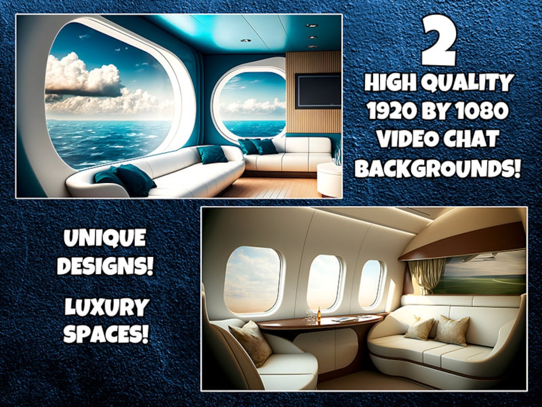 Luxury View Zoom Video Chat Background, Yacht and Private Jet, Luxury ...