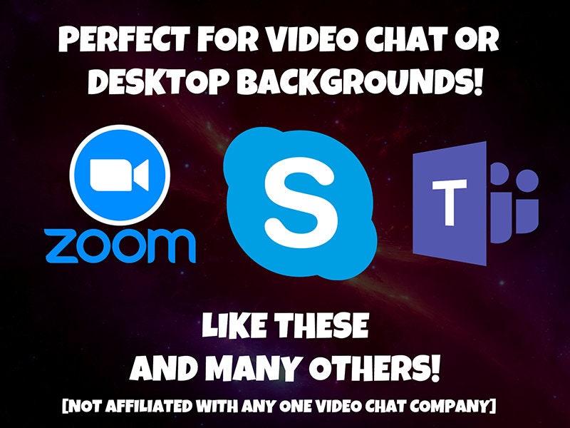 Scifi View Zoom Video Chat Background, Science Fiction Living Room ...
