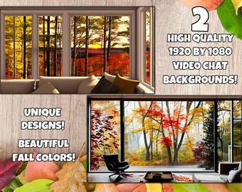 Fall Zoom Background - Etsy