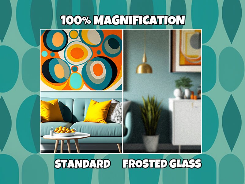 Mid Century Modern Zoom Video Chat Background, Retro Living Room ...