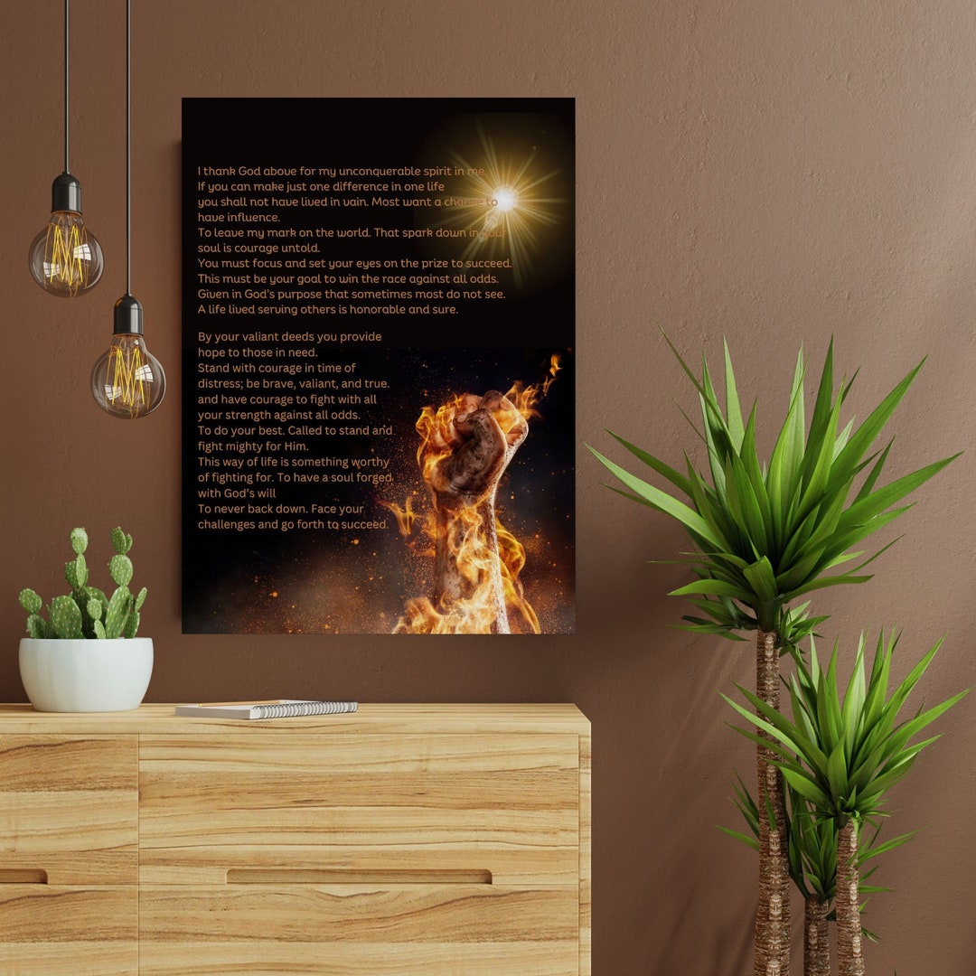 We Are More Than Conquerors the Unconquerable Spirit - Etsy