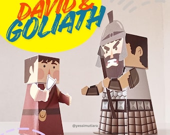 Daniel and the Lions Paper Toys Printable | Bible Story Craft for Kids ...