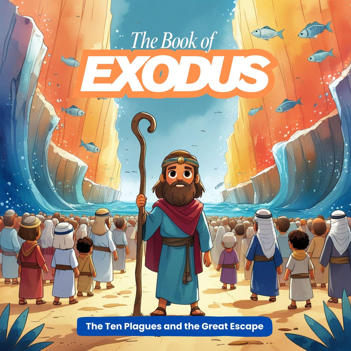 Moses and Exodus Children's Bible Storybook (digital Download) - Etsy